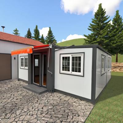 China Detachable 20ft Shipping Container Flat Pack Folding Container for Outdoor Warehouse Shop & Toilet UseModular Tiny House for sale
