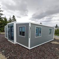 China Detachable 20ft Shipping Container Flat Pack Folding Container for Outdoor Warehouse Shop & Toilet UseModular Tiny House for sale