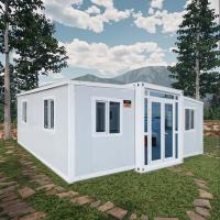 China Detachable 20ft Shipping Container Flat Pack Folding Container for Outdoor Warehouse Shop & Toilet UseModular Tiny House for sale
