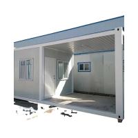 China Modern 20FT Rectangle Shipping Container House Flat Pack Modified Steel Container for Apartment UseModular Tiny House for sale