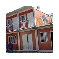 China Modern 20FT Rectangle Shipping Container House Flat Pack Modified Steel Container for Apartment UseModular Tiny House for sale