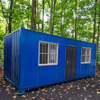 China 20ft Detachable Container House with Steel and Sandwich Panel Material for Office Modular Tiny House for sale