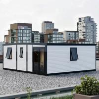 China Steel Modified Shipping Container House Flat Pack Container for Office Living Room Workshop Use Potable House for sale