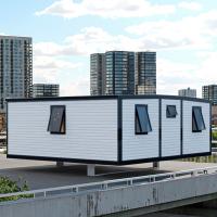 China Steel Modified Shipping Container House Flat Pack Container for Office Living Room Workshop Use Potable House for sale