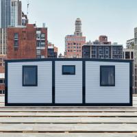 China Steel Modified Shipping Container House Flat Pack Container for Office Living Room Workshop Use Potable House for sale