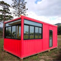 China Detachable Modified Shipping Container House for Office Hotel Living Room Workshop and Outdoor Use Made of Steel Potable House for sale