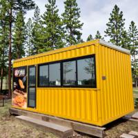 China Detachable Modified Shipping Container House for Office Hotel Living Room Workshop and Outdoor Use Made of Steel Potable House for sale