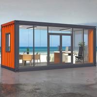China Detachable Modified Shipping Container House for Office Hotel Living Room Workshop and Outdoor Use Made of Steel Potable House for sale