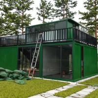 China Movable Office and Hotel House Modified Shipping Container with Steel Sandwich Panel Material Detachable for Outdoor Shop Use for sale