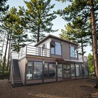 China Movable Office and Hotel House Modified Shipping Container with Steel Sandwich Panel Material Detachable for Outdoor Shop Use for sale