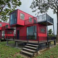 China Modular Steel Container House Flat Pack with Sandwich Panel for Office or Living Room Use for sale