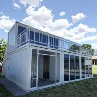 China Modular Steel Container House Flat Pack with Sandwich Panel for Office or Living Room Use for sale