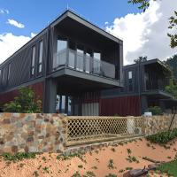China Modular Steel Container House Flat Pack with Sandwich Panel for Office or Living Room Use for sale