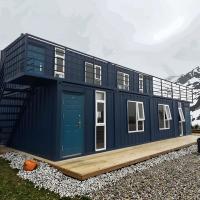 China Modular Steel Container House Flat Pack with Sandwich Panel for Office or Living Room Use for sale
