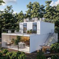 China 40ft Container House Diverse Applications for Home Office Outdoor Warehouse Villa Hospital Made Sandwich Panel Toilets Included for sale