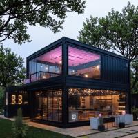 China Container House Flat Pack Office School Living Room Bedroom Apartment Durable Sandwich Panel Steel Material Versatile Use for sale