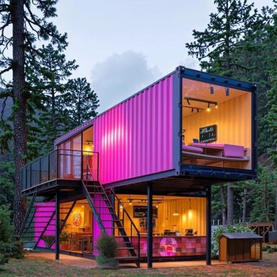 China Modern Design Prefabricated Modular Container House Galvanized Steel Structure Environmentally Friendly Mobile Living Solution for sale