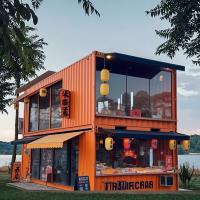 China Modern Design Prefabricated Modular Container House Galvanized Steel Structure Environmentally Friendly Mobile Living Solution for sale