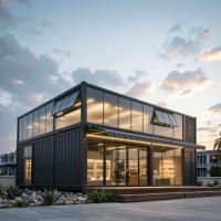 China Detachable Container House for Office Living Room Workshop Hotel Use Durable Sandwich Panel Steel for Home Office Outdoor for sale