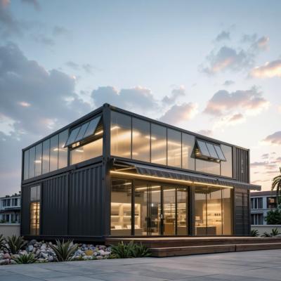 China Detachable Container House for Office Living Room Workshop Hotel Use Durable Sandwich Panel Steel for Home Office Outdoor for sale