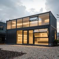 China Detachable Container House for Office Living Room Workshop Hotel Use Durable Sandwich Panel Steel for Home Office Outdoor for sale