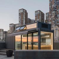 China Detachable Container House for Office Living Room Workshop Hotel Use Durable Sandwich Panel Steel for Home Office Outdoor for sale