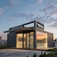 China Detachable Container House for Office Living Room Workshop Hotel Use Durable Sandwich Panel Steel for Home Office Outdoor for sale