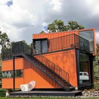 China Steel Modified Shipping Container House Detachable Flat Pack Container for Office Living Room Workshop Use for sale