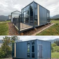 China Steel Modified Shipping Container House Detachable Flat Pack Container for Office Living Room Workshop Use for sale