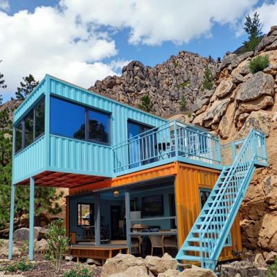 China Modified Steel Shipping Container House Versatile Use for Office School Living Room Bedroom Apartment Workshop Bathroom for sale