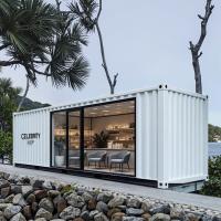 China Detachable 20ft/40ft Container House Flat Pack  Villa Sandwic_panel for Home Office Hotel Outdoor Warehouse Shop Toilet for sale
