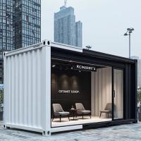 China Detachable 20ft/40ft Container House Flat Pack  Villa Sandwic_panel for Home Office Hotel Outdoor Warehouse Shop Toilet for sale