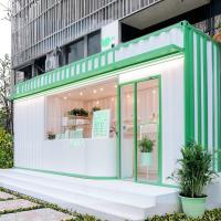China Steel Modified Shipping Container House Flat Pack Container for Office Living Room Workshop Use for sale