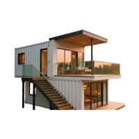 China Modified Shipping Container House for Office Hotel School Living Room Bedroom Apartment Bathroom Use-Durable Steel Material for sale