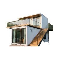 China Modified Shipping Container House for Office Hotel School Living Room Bedroom Apartment Bathroom Use-Durable Steel Material for sale