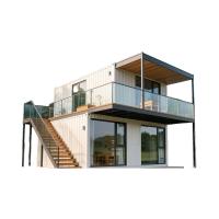 China Modified Shipping Container House for Office Hotel School Living Room Bedroom Apartment Bathroom Use-Durable Steel Material for sale