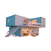 China 40ft Expandable Steel Container House Sandwich Panel for Shops Villas Expandable Container Product 20ft Version for Hospital for sale