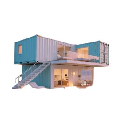 China 40ft Expandable Steel Container House Sandwich Panel for Shops Villas Expandable Container Product 20ft Version for Hospital for sale