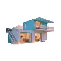 China 40ft Expandable Steel Container House Sandwich Panel for Shops Villas Expandable Container Product 20ft Version for Hospital for sale