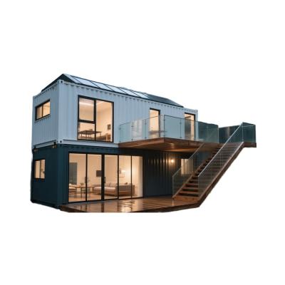 China Modified Shipping Container House for Office Hotel School Living Room Bedroom Apartment Bathroom Use-Durable Steel Material for sale