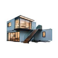 China Modified Shipping Container House for Office Hotel School Living Room Bedroom Apartment Bathroom Use-Durable Steel Material for sale