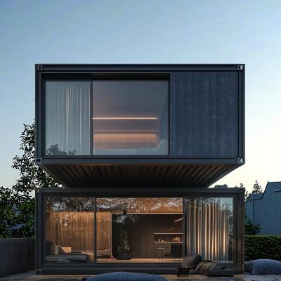 China Detachable 40ft & 20ft Container Houses for Home Office Hotel Outdoor Warehouse Shop & Villa Made of Sandwich Panel for sale
