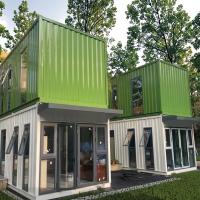 China Detachable 40ft & 20ft Container Houses for Home Office Hotel Outdoor Warehouse Shop & Villa Made of Sandwich Panel for sale