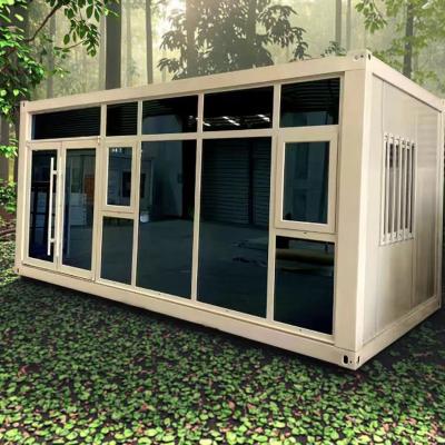 China STEEL Sandwich Panel Prefab Expandable Container House 20ft for Workshops Offices or Hotels for sale