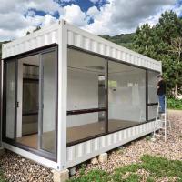 China STEEL Sandwich Panel Prefab Expandable Container House 20ft for Workshops Offices or Hotels for sale