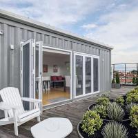 China STEEL Sandwich Panel Prefab Expandable Container House 20ft for Workshops Offices or Hotels for sale