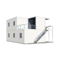 China Smart Camping Vacation Rental Pre-Assembled Eco-Friendly Portable Container Houses Waterproof Fire-Resistant 20ft 40ft Modular for sale