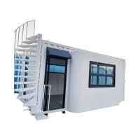 China Smart Camping Vacation Rental Pre-Assembled Eco-Friendly Portable Container Houses Waterproof Fire-Resistant 20ft 40ft Modular for sale