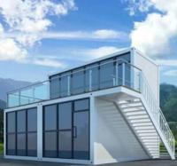 China 20-40 Feet Detachable Prefabricated Office Container Houses Easy Install Flat-Pack Design  Modular Tiny House for sale