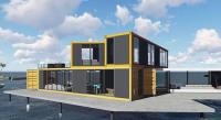 China Low-Cost Luxury Modular 20ft and 40ft Container Houses Detachable Prefabricated Houses ModularTiny House for sale